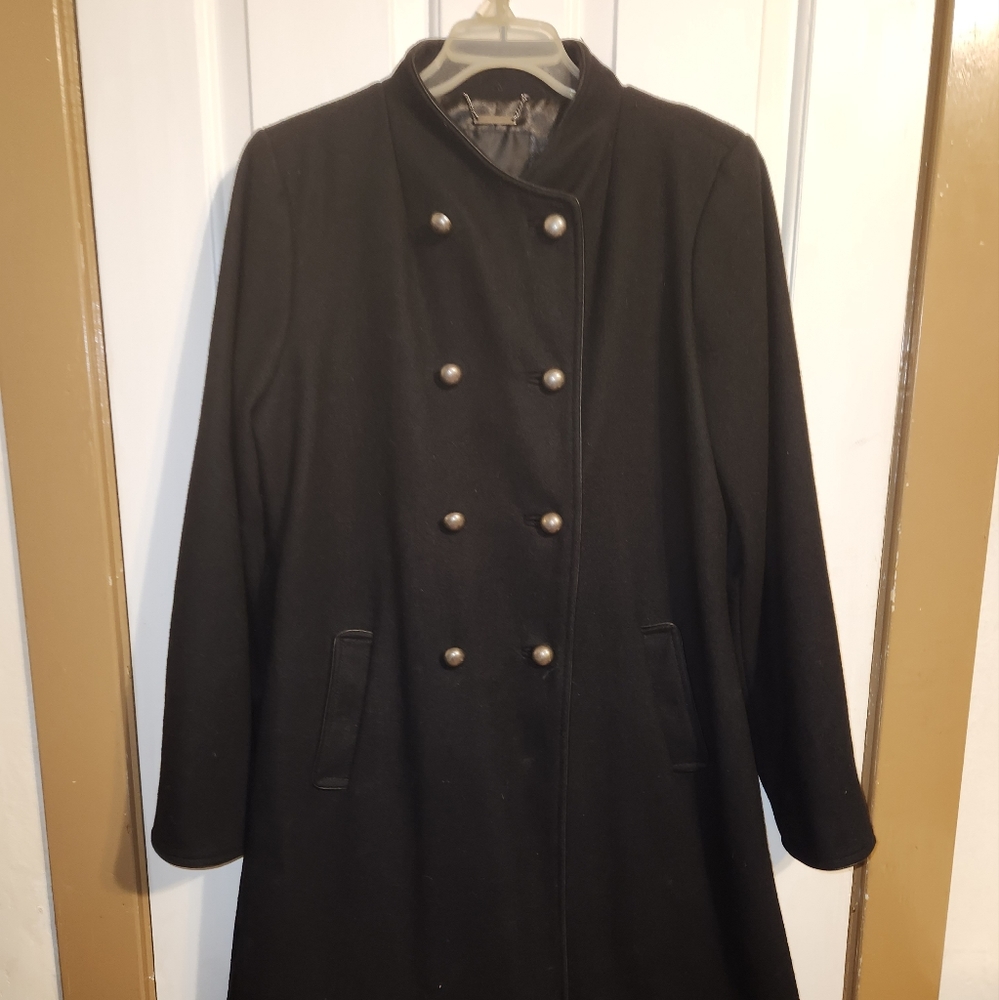 Black Mossimo Wool Blend Coat - Gem